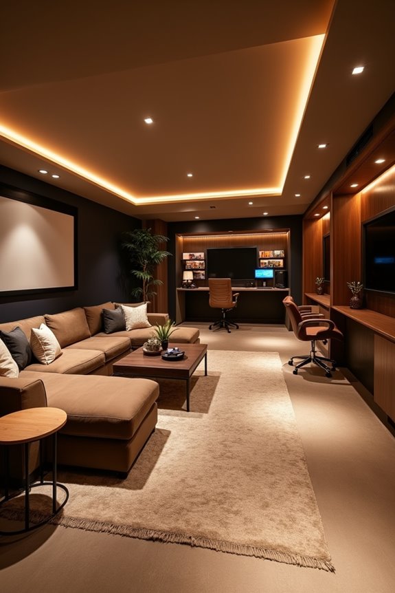 Transform Your Underground Space: 10 Basement Decorating Ideas - Lampenza